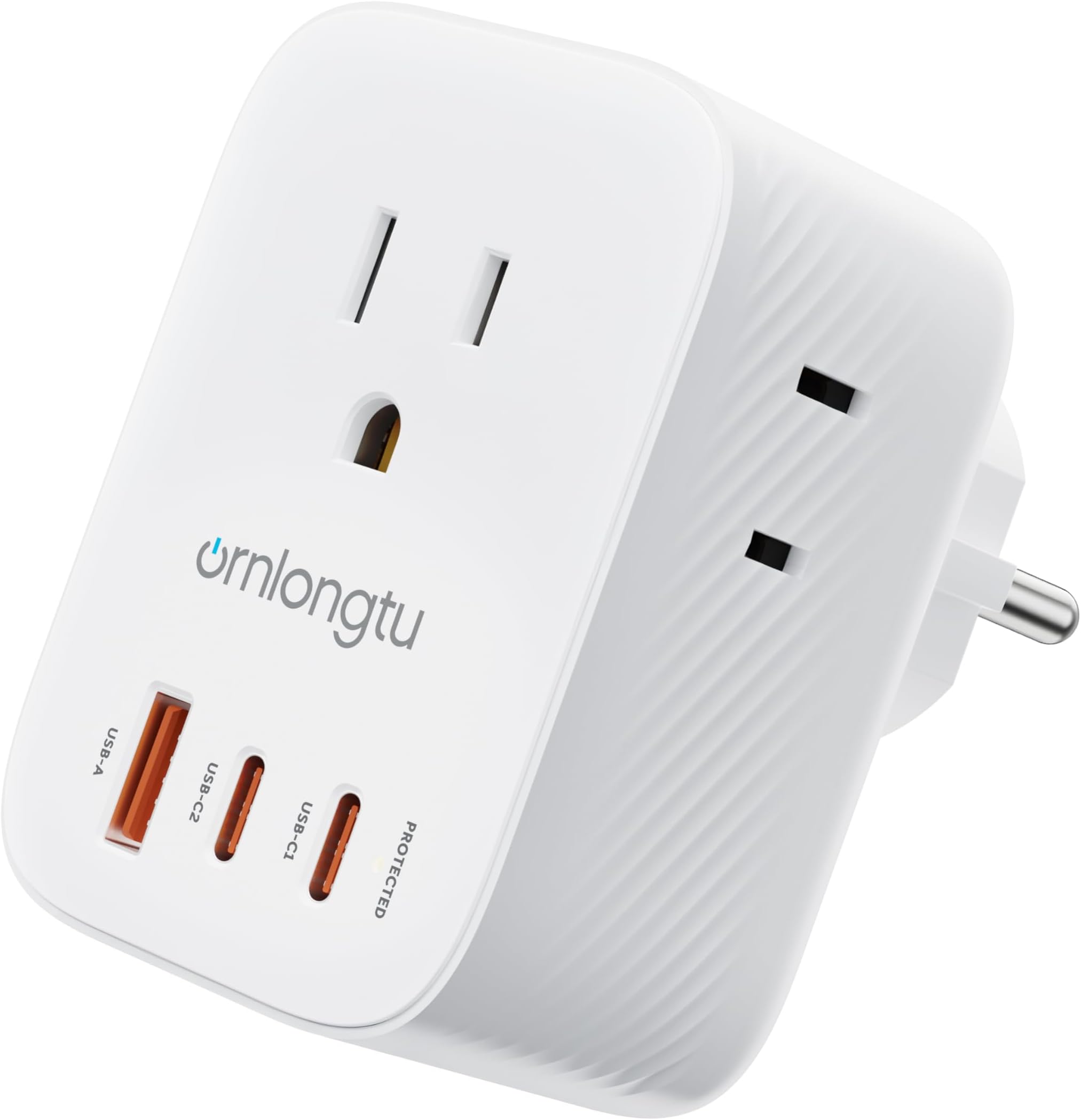 Amazon.com: European Travel Plug Adapter, Schuko Type E F Plug Adapter ...