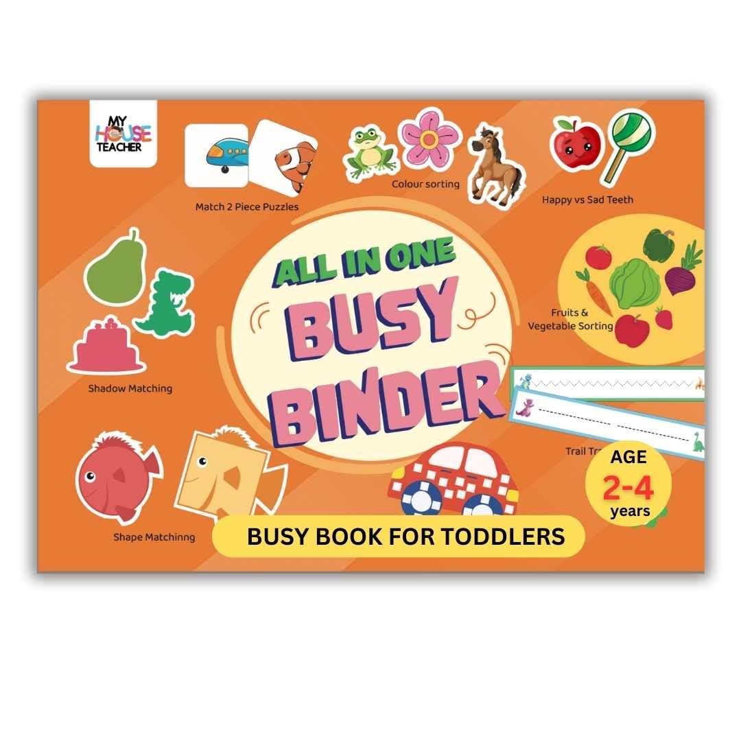 Buy My House Teacher A4 Size Montessori Busy Book for Toddlers ...