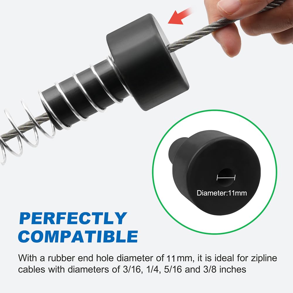 Snapklik.com : Zipline Spring Brake, 9.8ft Extra Long Heavy Duty ...