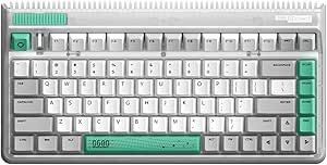 2.4GHz/Bluetooth 5.1/Wired USB-C Mechanical Keyboard with Storage Slot ...