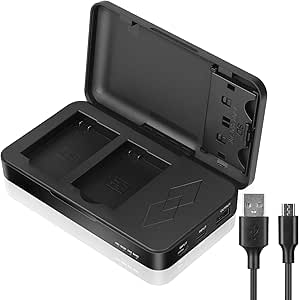 Amazon.com: JYJZPB D3400 EN-EL14 EN-EL14A Cargador de batería con salida USB y 2 ranuras para ...