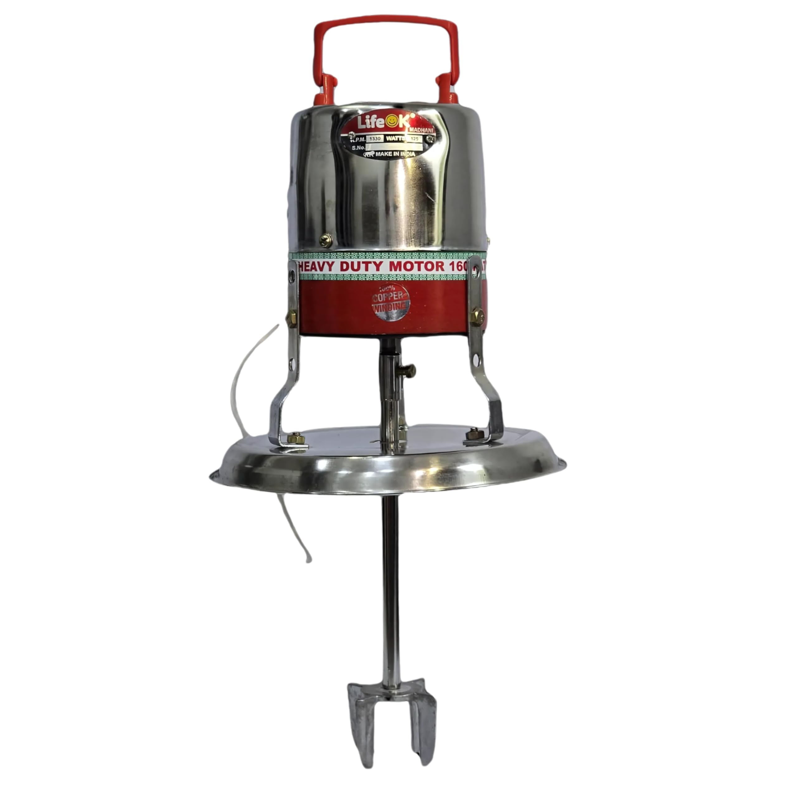 Buy Life OK ELECTRIC MADHANI MACHINE BUTTER MAKER CHURN, COPPER WINDING ...