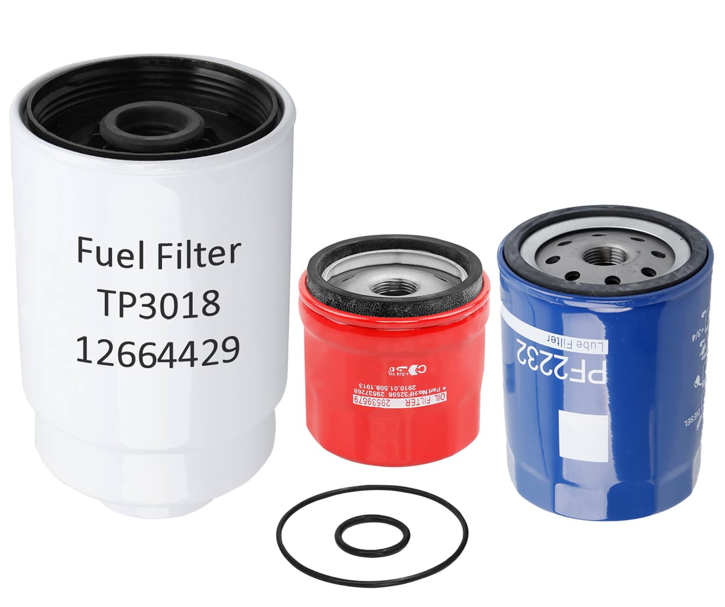 Amazon.com: Diesel 6.6L Duramax Filter Kit Compatible with 2001-2016 ...