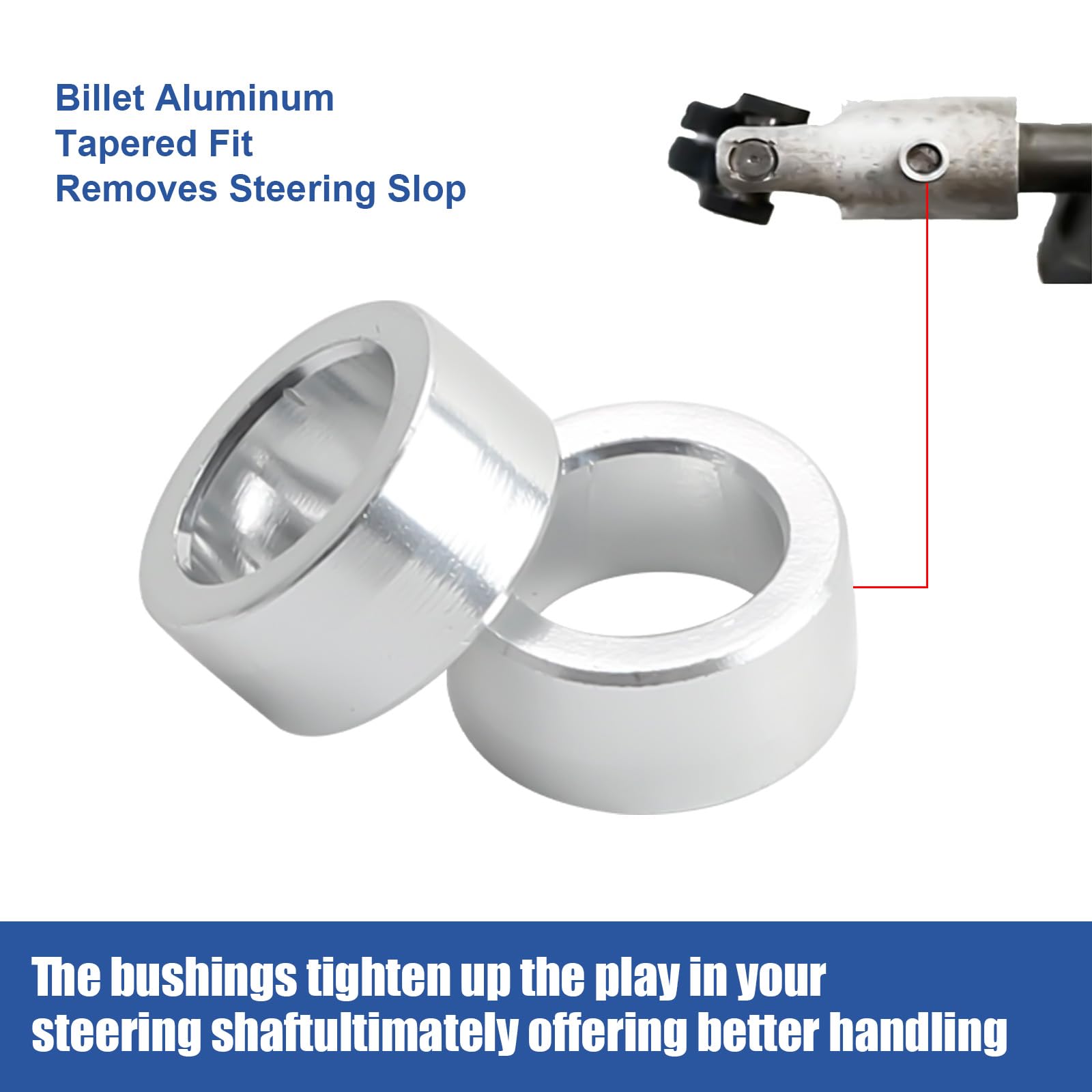 Snapklik.com : TomGoo Steering Column Intermediate Shaft Bushings Stem ...