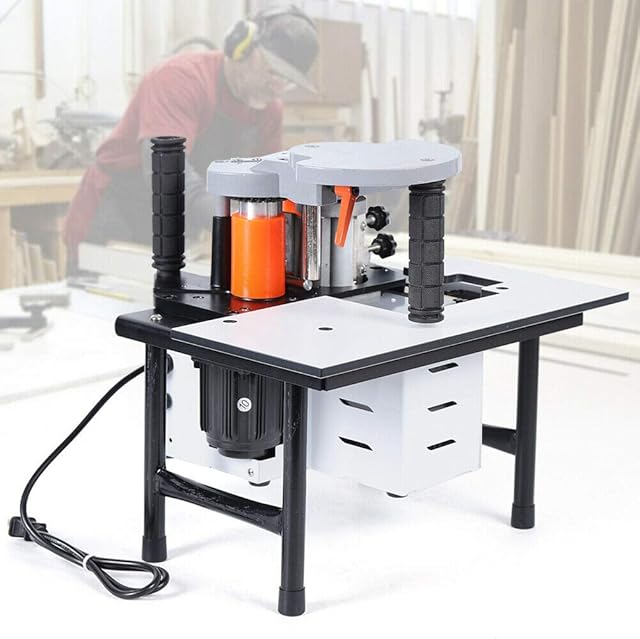 110v Wood Edge Banding Machine Portable Adjustable Speed Edge Bander ...