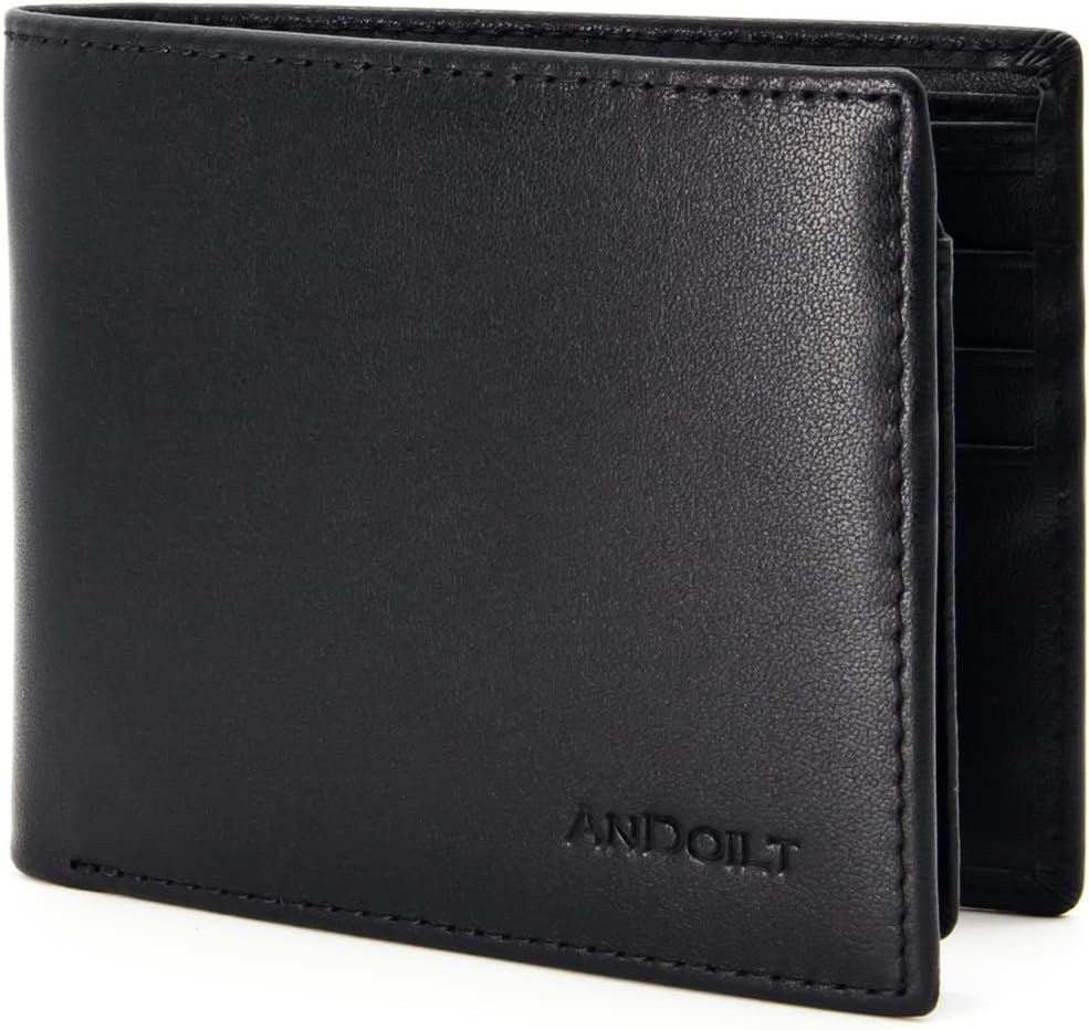 Amazon.com: SIGFYER Slim Mens Wallets Leather Rfid Blocking Bifold ...
