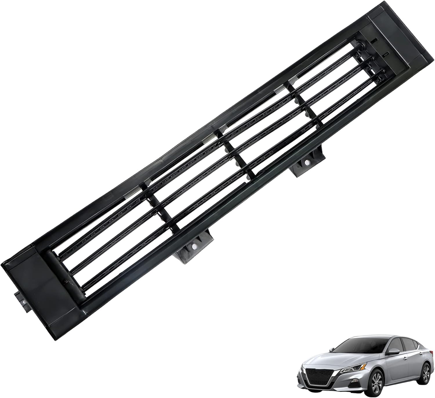 Amazon.com: munirater Front Lower Grille Radiator Shutter Assembly ...