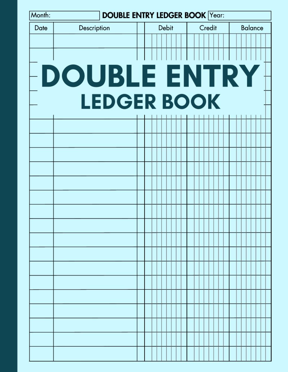 Double Entry Ledger Book: For Business Owners, Accountants and ...