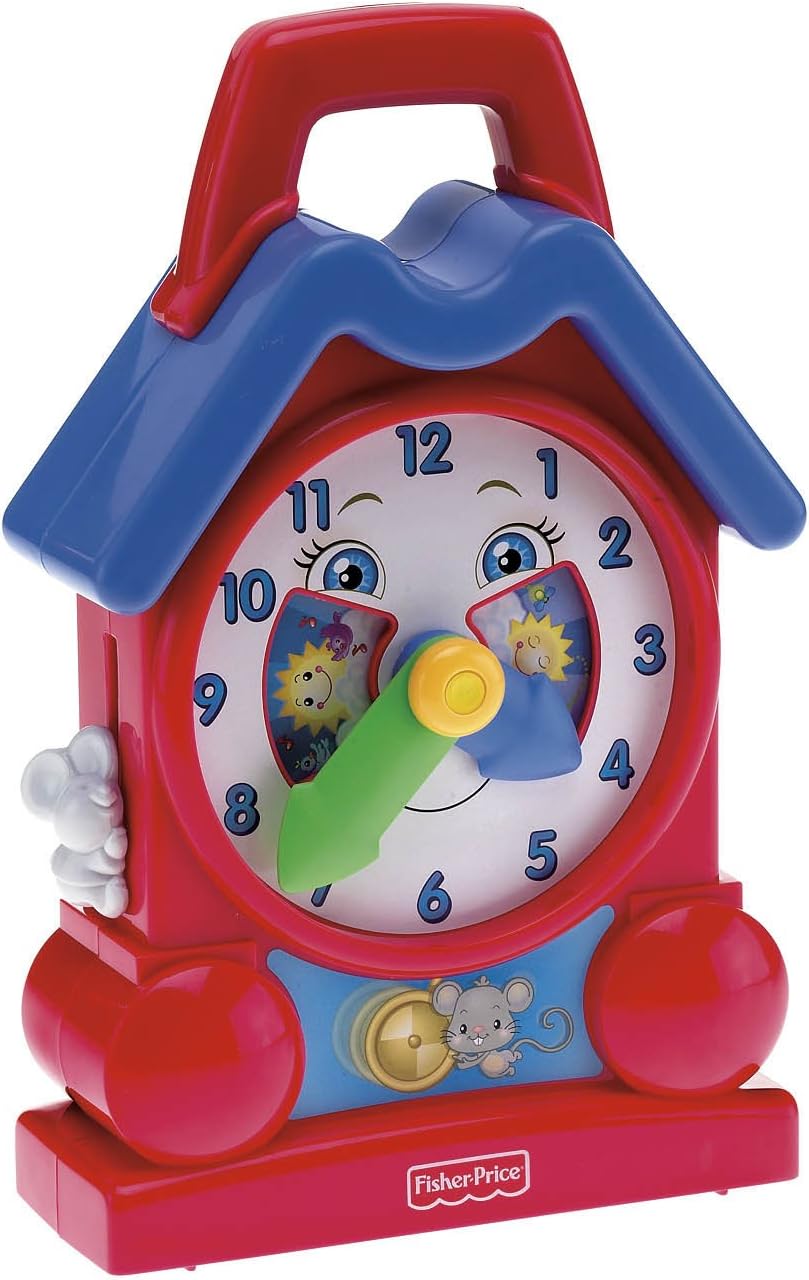 Fisher-Price Bright Beginnings Musical Teaching Clock : Amazon.co.uk ...