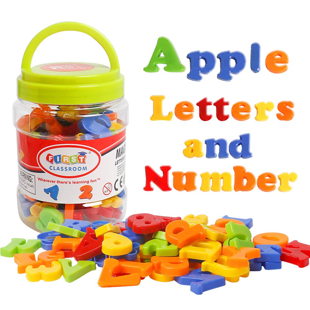 Buy TSYAN Magnetic Letters Numbers Alphabet Fridge Refrigerator Magnets ...