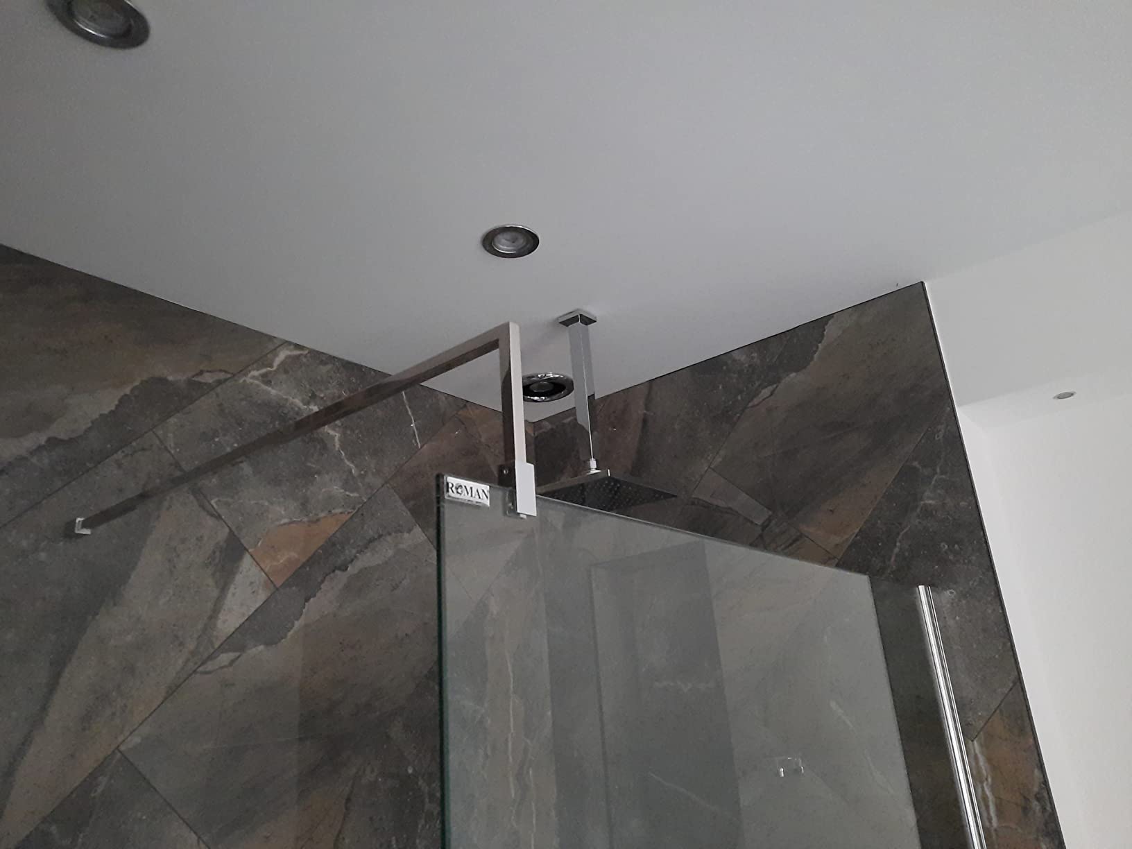 nuie FIX023 Modern Bathroom Wetroom Screen Support Arm, Chrome : Amazon ...