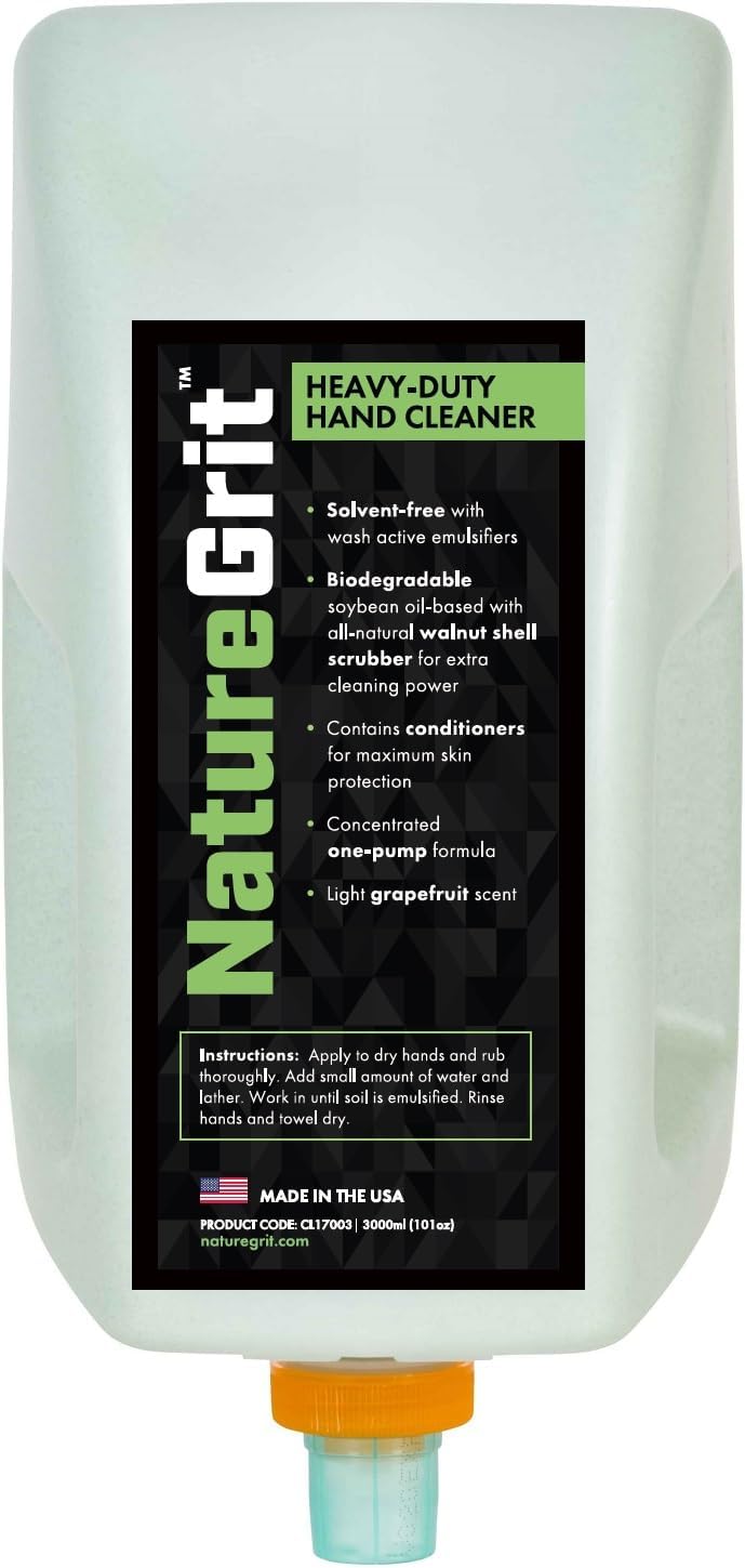 Amazon.com : Nature Grit – Heavy Duty Industrial Hand Soap Cleaner ...