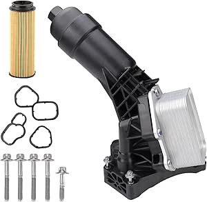 Amazon.com: 11428651710 11428580414 Regular Engine Oil Cooler Assembly ...