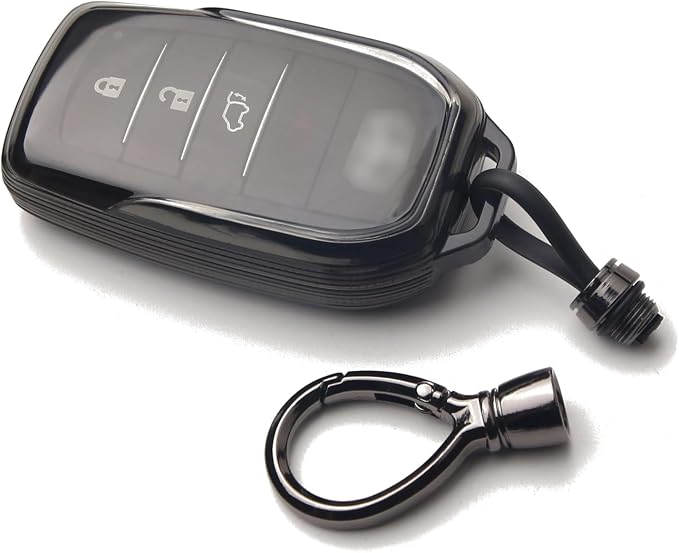 Amazon.com: Key Fob Cover for Toyota,Transparent Soft TPU Protection ...