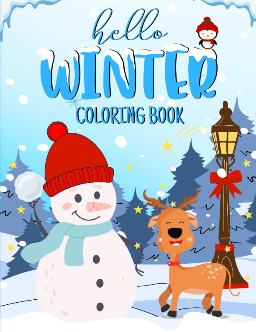Winter Coloring Book: Simple and Easy Winter Coloring Book for Kids ...