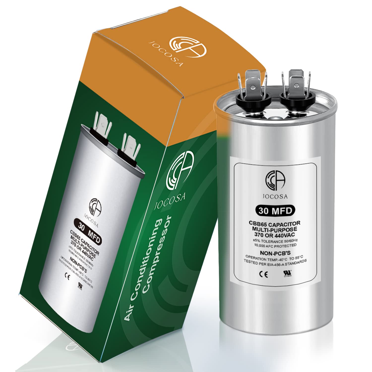 Snapklik.com : JOCOSA 30 MFD AC Capacitor 370 440 VAC 50/60Hz 30uf ...