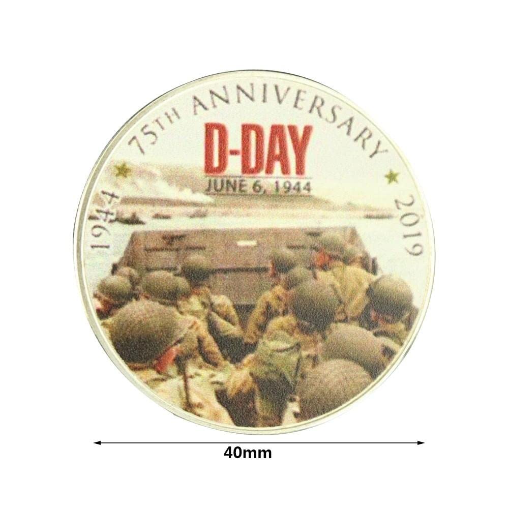D Day 75th Anniversary Coin 75th Anniversary D-Day Commemorative Coin ...