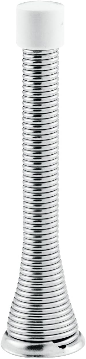 Prime-Line Products MP10127 Door Stop, 4 in. Reach, Spring Steel, Satin ...