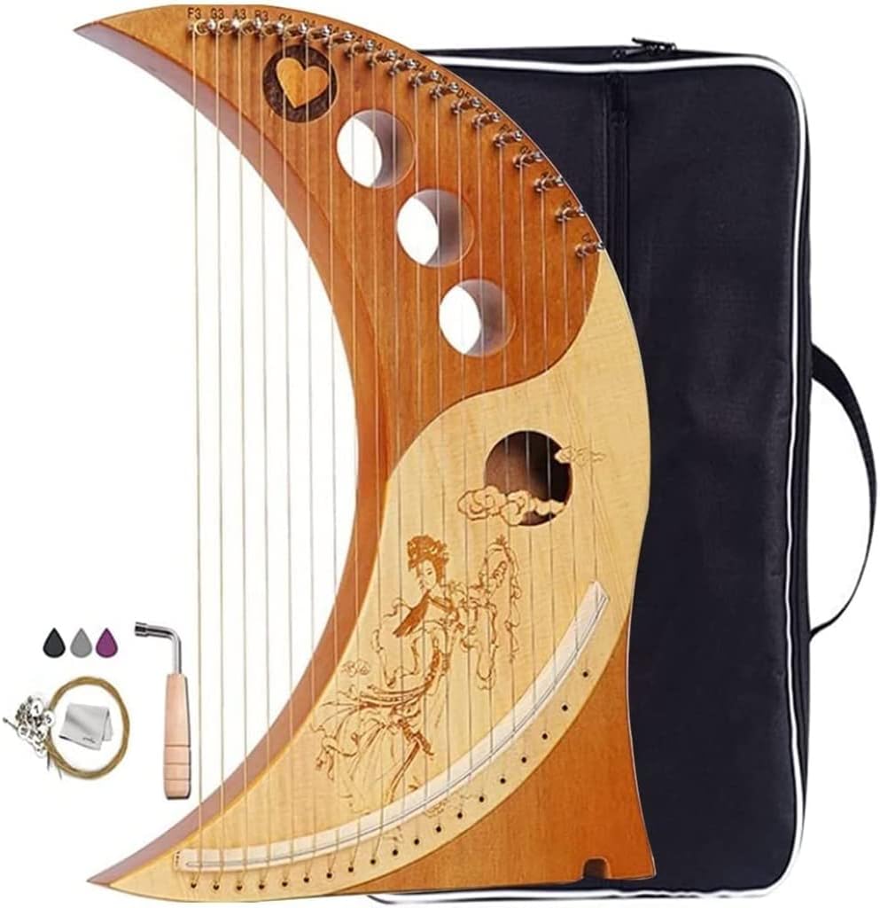 Amazon.com: Harp Autoharps Lyre Humanized Design Of The Moon Harps ...