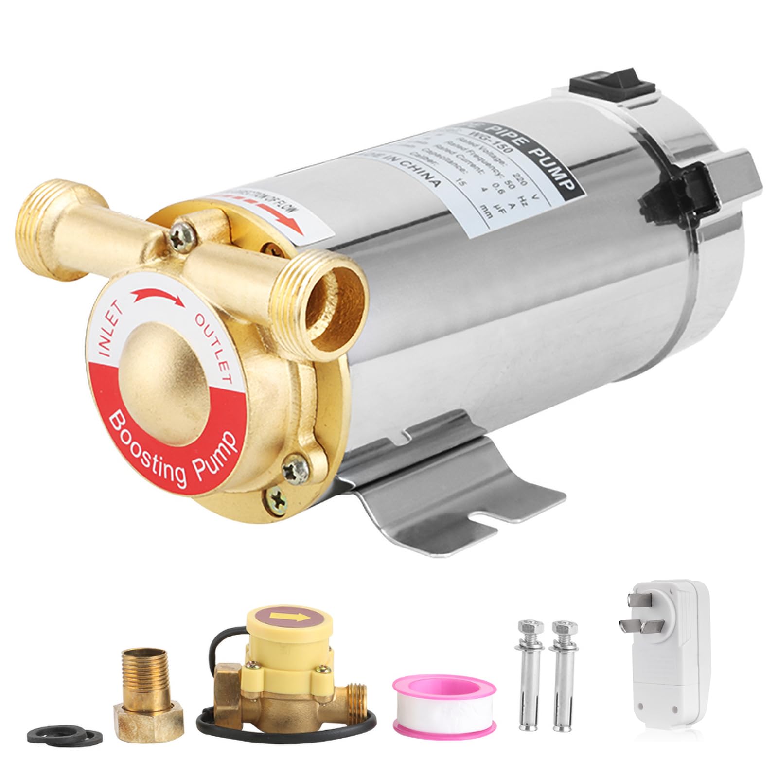 XCJump 150W 220V automatic water pressure booster pump for gardens ...