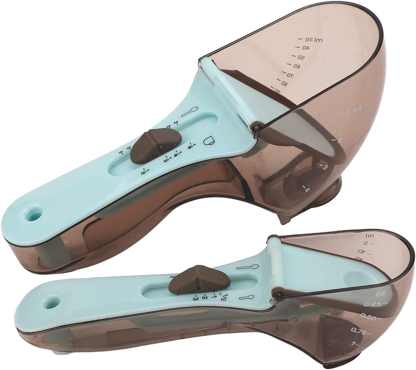 Amazon.com: Measuring Spoons Set,2Pcs Adjustable Dosage Plastic Spoon ...