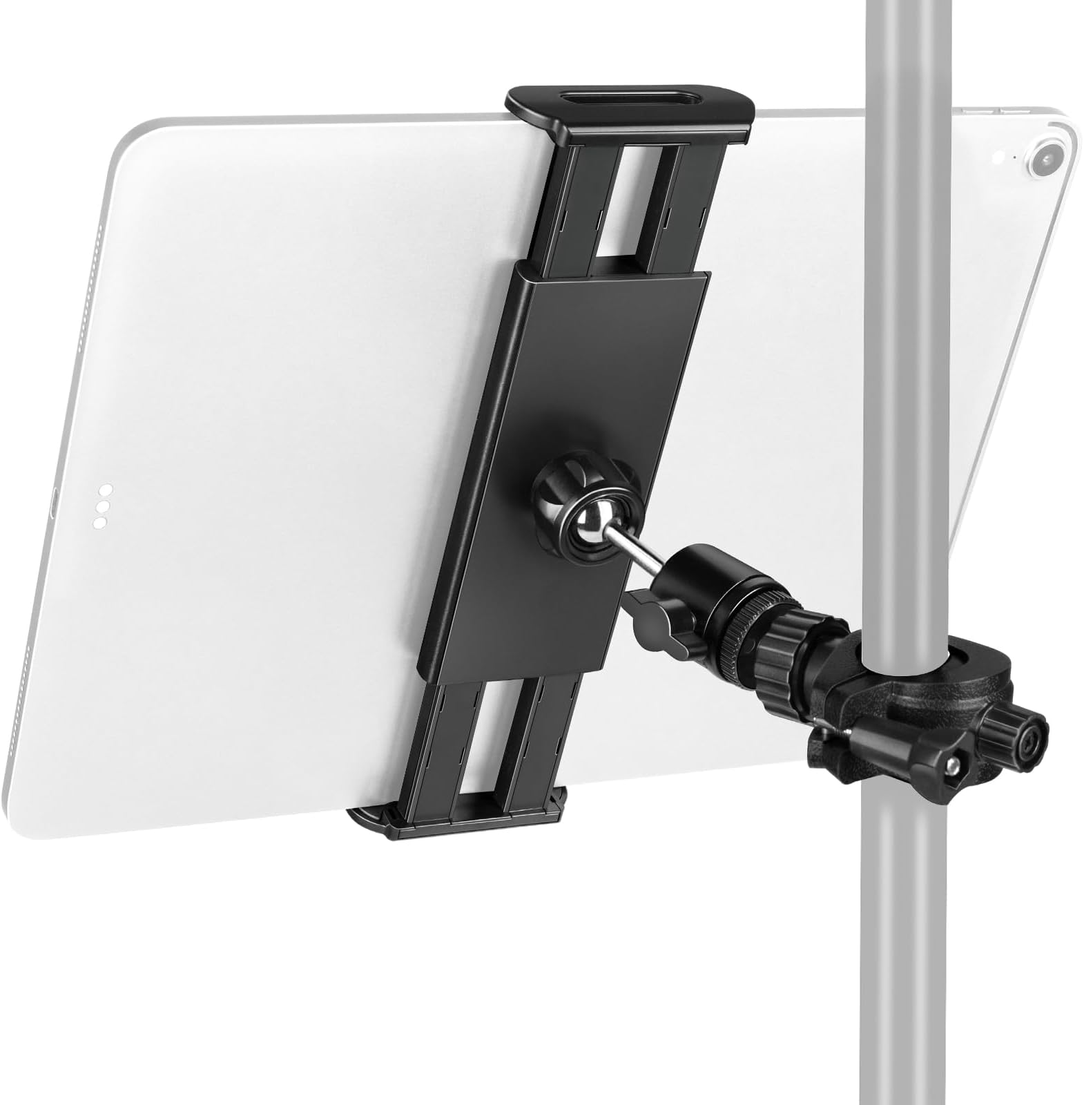 Amazon.com: CAHAYA Tablet Holder for Microphone Stand: Adjustable iPad ...