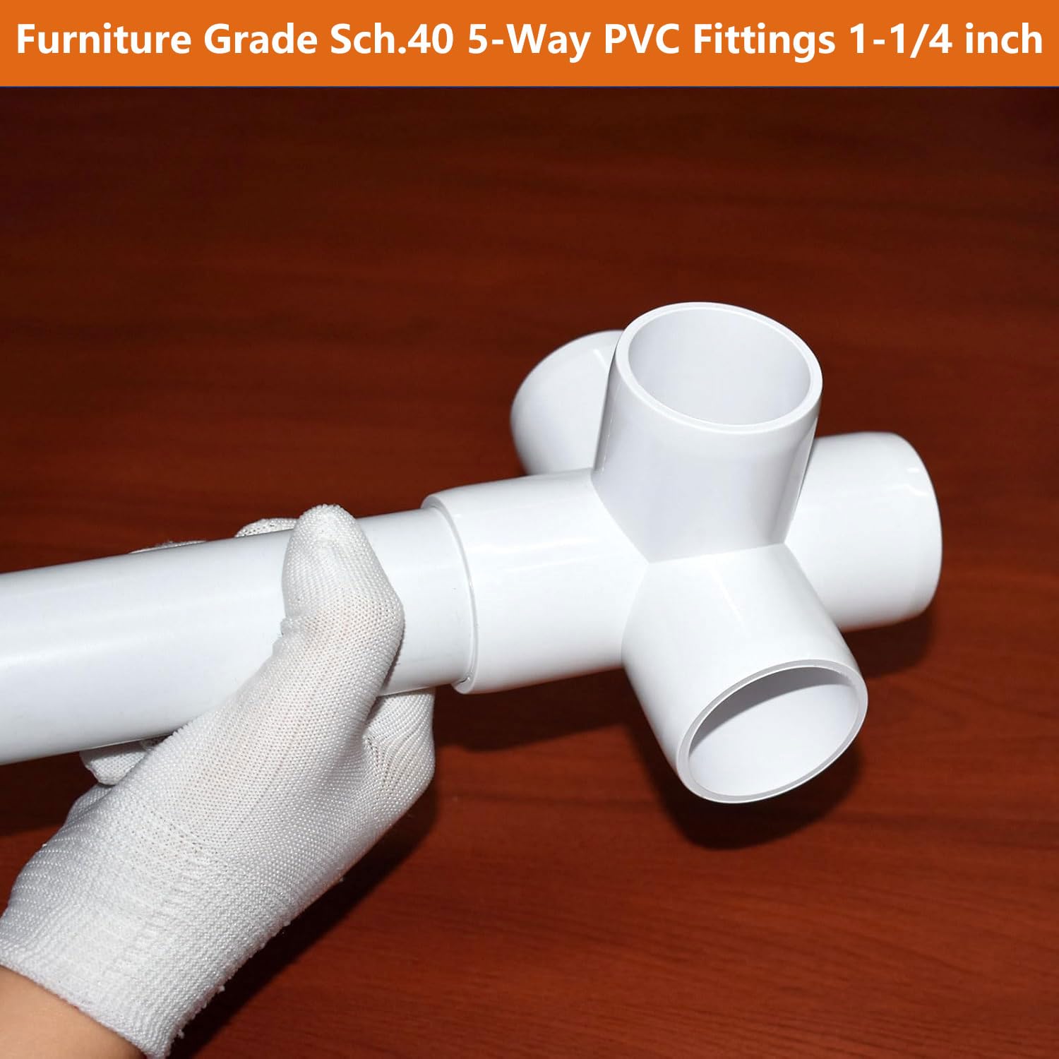 Snapklik.com : letsFix 5 Way PVC Fittings 1-1/4 Inch (4-Pack ...