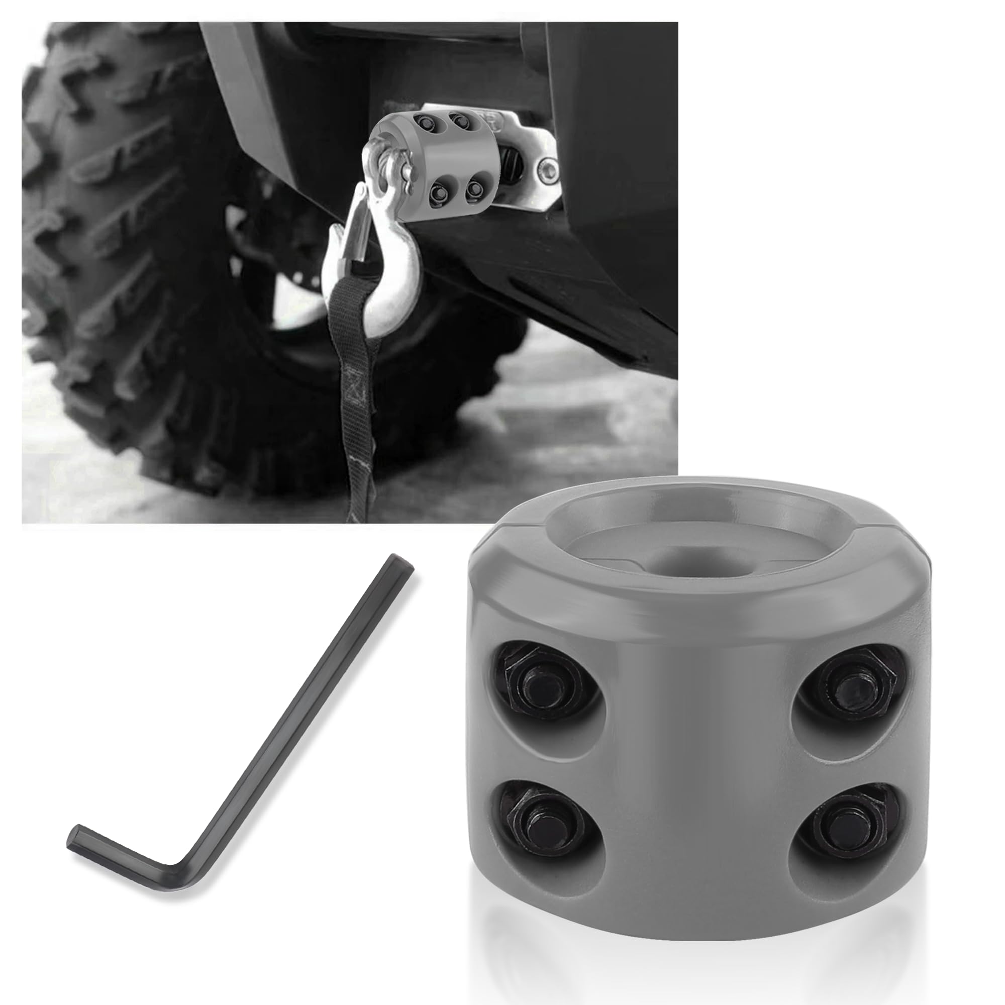 Snapklik.com : Rubber Winch Stopper For Cable & Synthetic Rope,Colorful ...