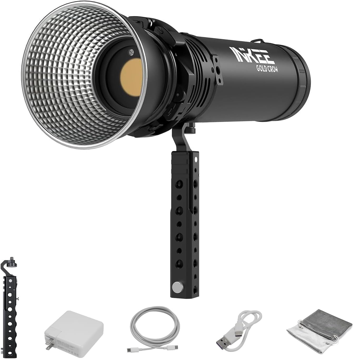 Amazon.com : INKEE Gold Crow 60W Photographic LED Video Light CRI 95 ...