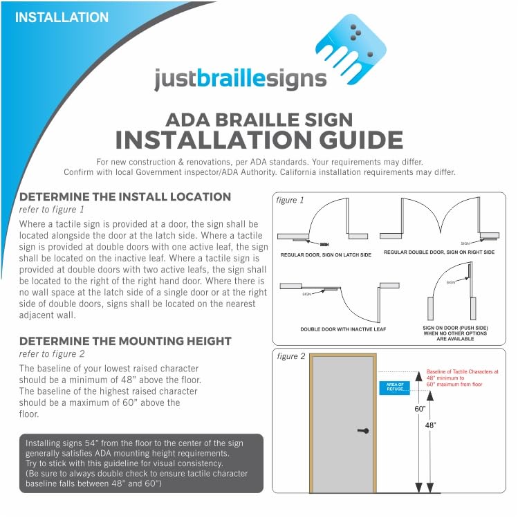 Ada Elevator Floor Number Signs ADA Braille Elevator Jamb Number