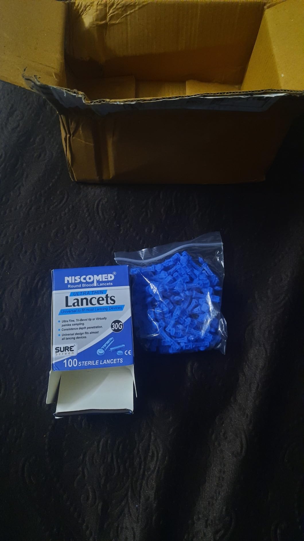 Niscomed Glucometer Round Blood Lancet,Round Lancet Needle,Vital Round ...