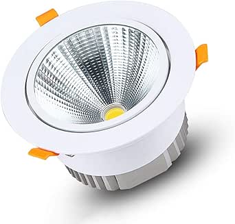 GeRRiT Ultra Bright LED Ceiling Recessed Spotlight Aluminum Round Panel ...