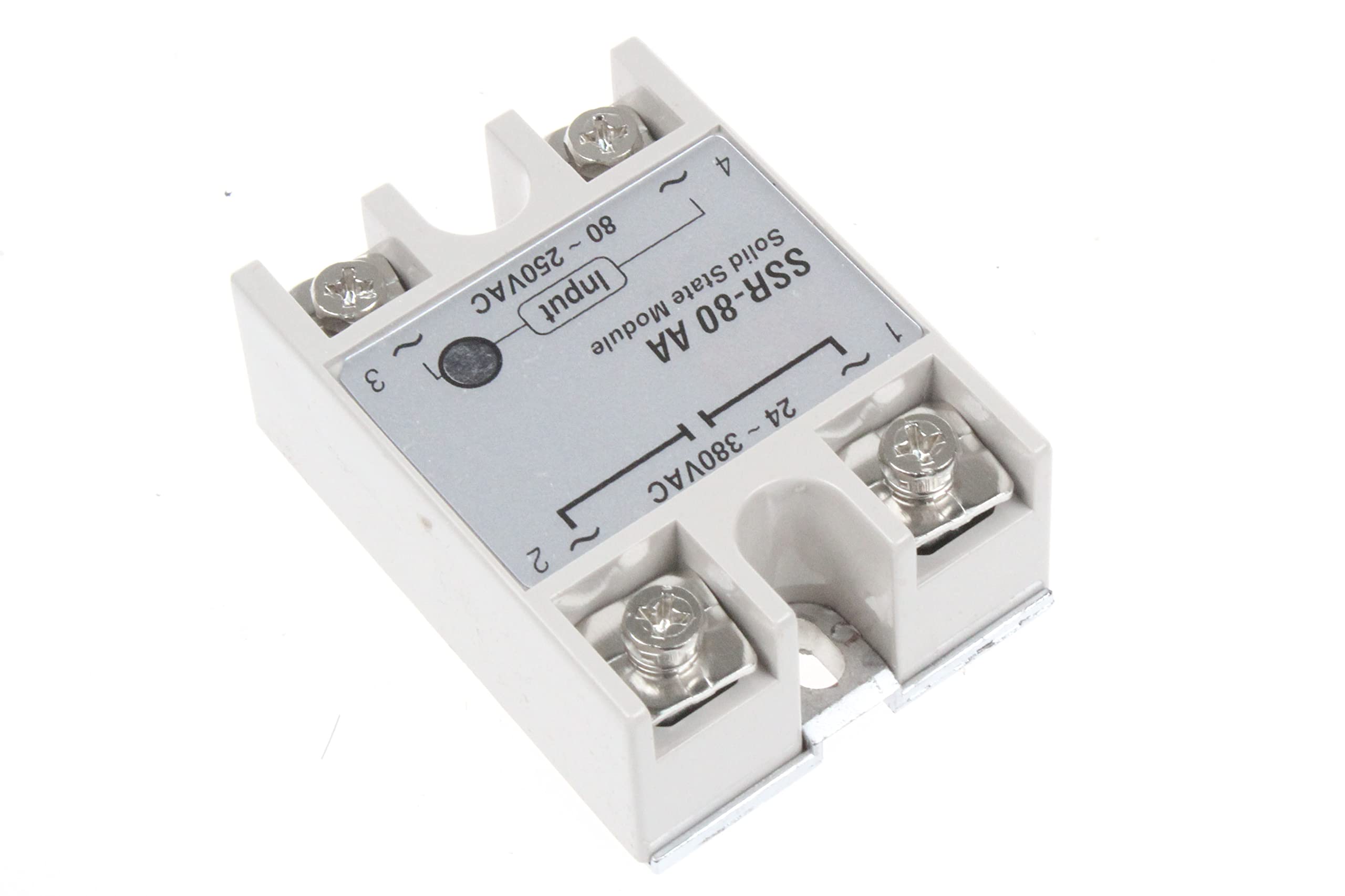 Snapklik.com : SSR-80AA 80A Single Phase Contactless Mute Solid State ...