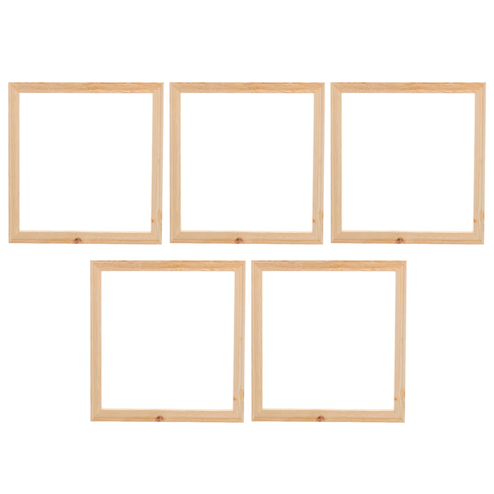 Amazon.com - DECHOUS 5Pcs Solid Wooden Picture Frames, Only Wood Frames ...