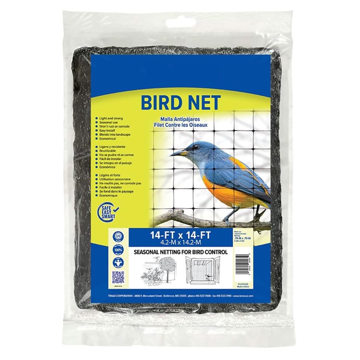Amazon.com : Rocky Mountain Goods Bird Netting - Flexible UV Treated ...
