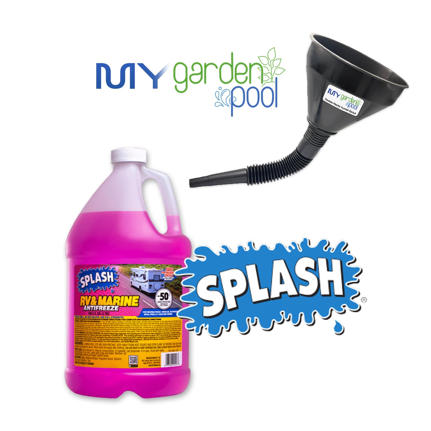 Snapklik.com : Splash RV & Marine -50F Antifreeze 2 Gallon Set Flexible ...