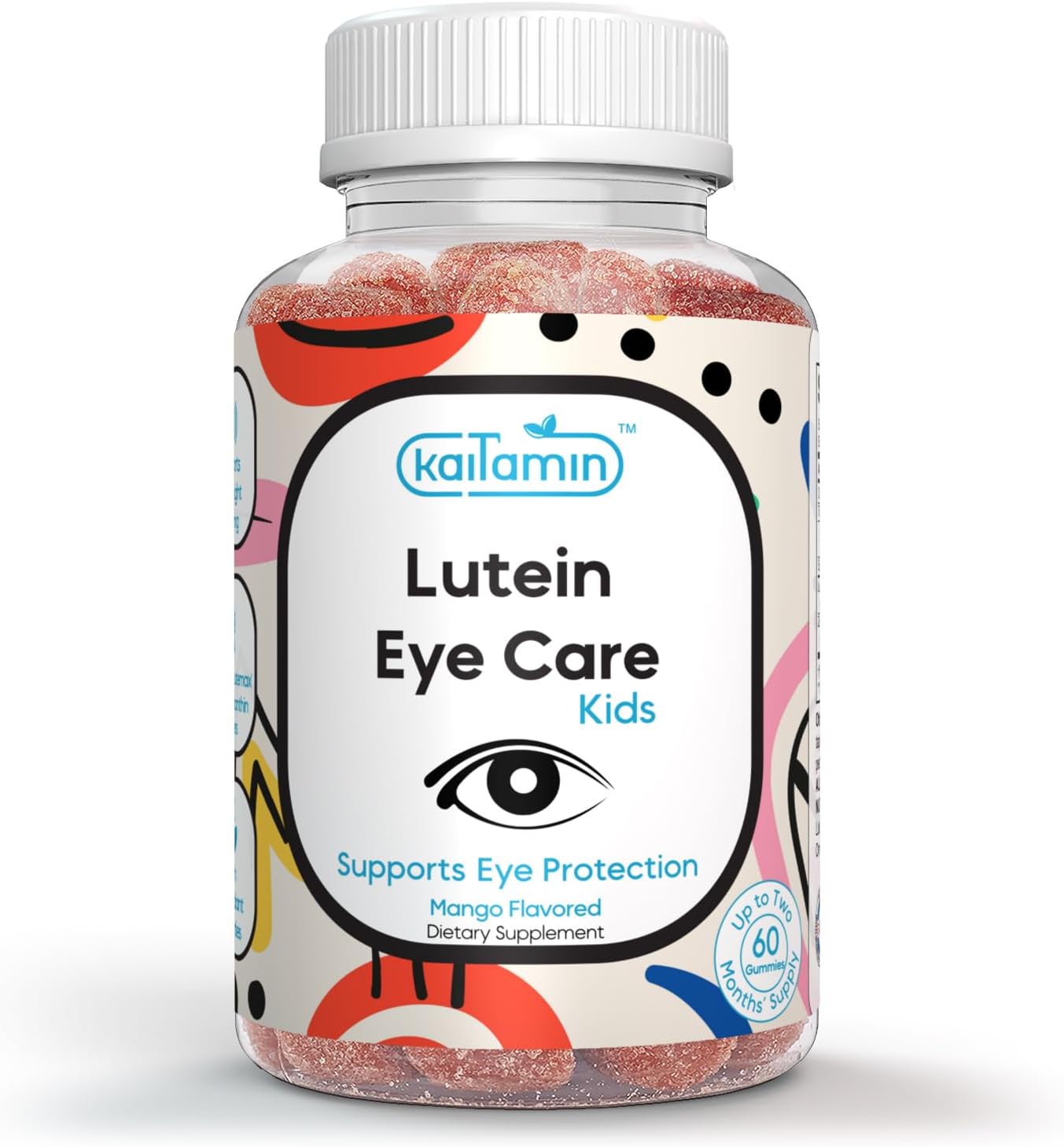 Amazon.com: Kaitamin Lutein & Zeaxanthin Eye Gummies for Kids -Yummy ...