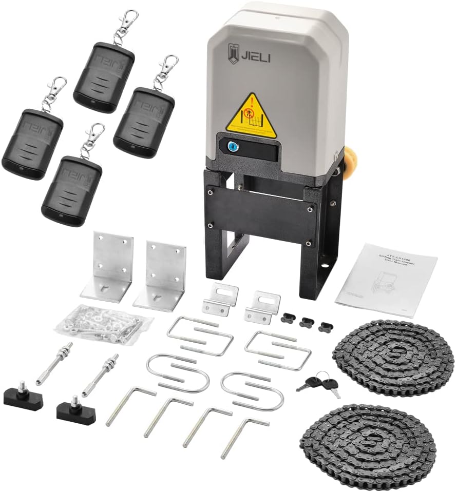 Amazon.com: CO-Z Rack Driven Sliding Gate Opener with Alarm System ...