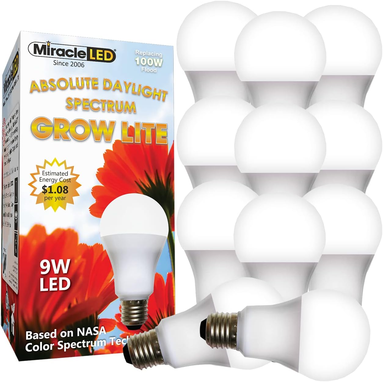 Amazon.com : Miracle LED Absolute Daylight Full Spectrum Grow Lite ...