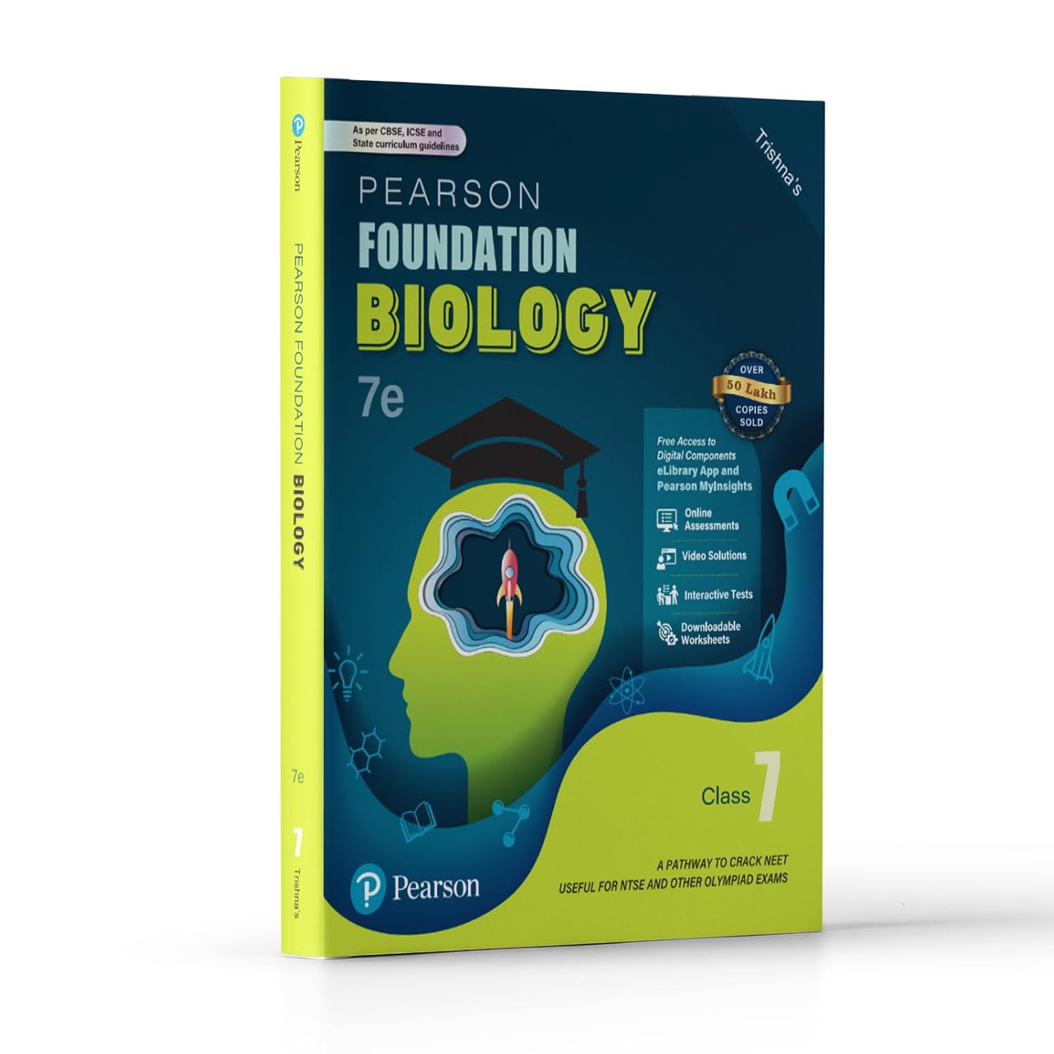 Buy Pearson IIT Foundation' 25 Biology Class 7 | For NEET, NTSE ...
