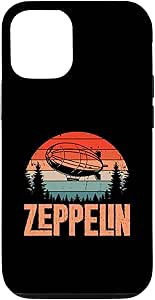 Amazon.com: iPhone 13 Zeppelin Retro Vintage Sunset 70s 80s Dirigible ...