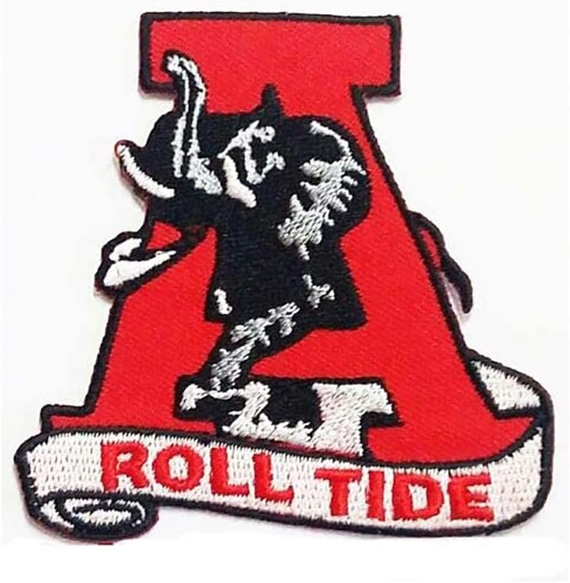 Amazon.com: Kanin -Alabama - Crimson Roll Tide Sport Patch Logo ...