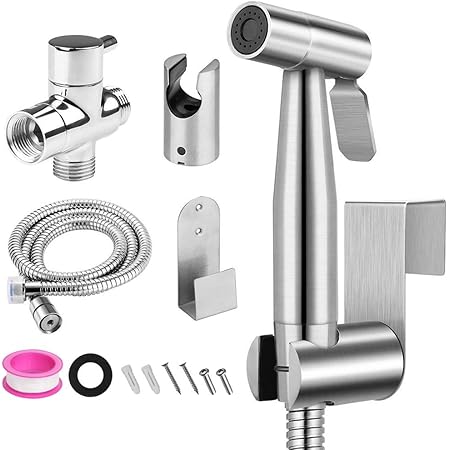 Bidet Handbrause ,Toilette Bad Bidet für Bidet Armaturen WC mit G1/2" T ...