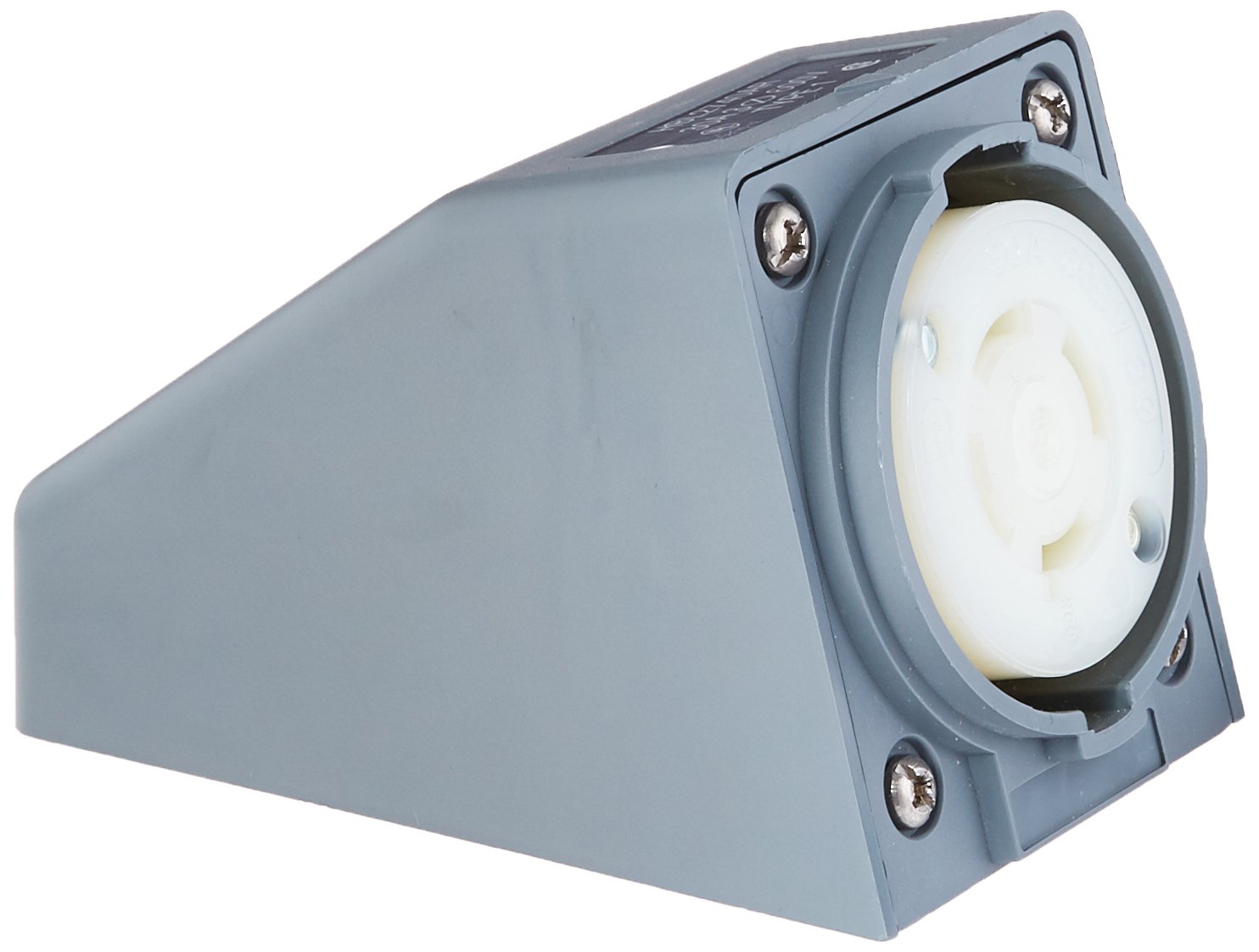 Hubbell HBL2740AR Locking Safety Shroud Receptacle, L17-30R, Angled ...