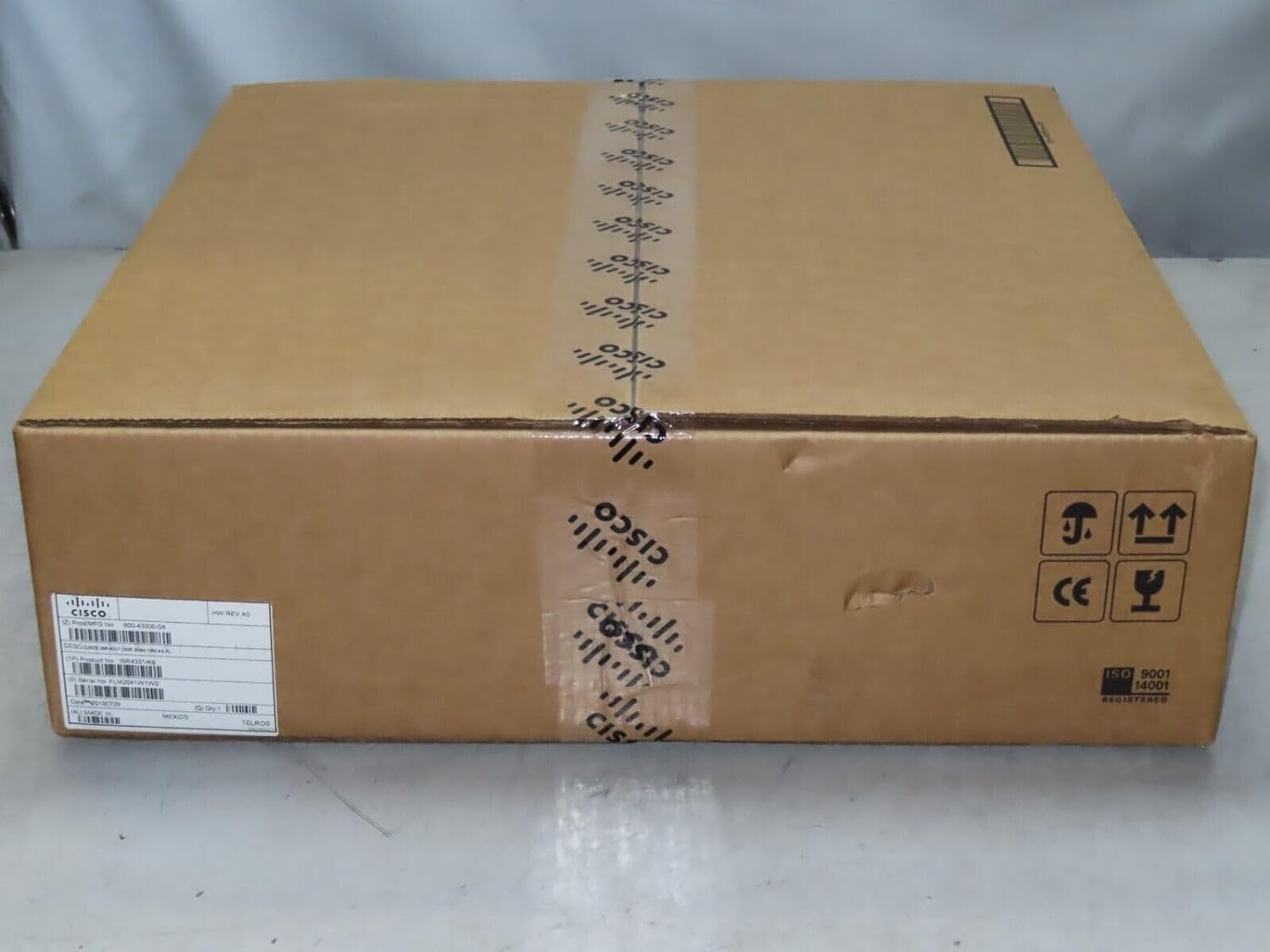 Amazon.com: ISR4331-SEC/K9 Router ISR 4331 Security Bundle (New Sealed ...