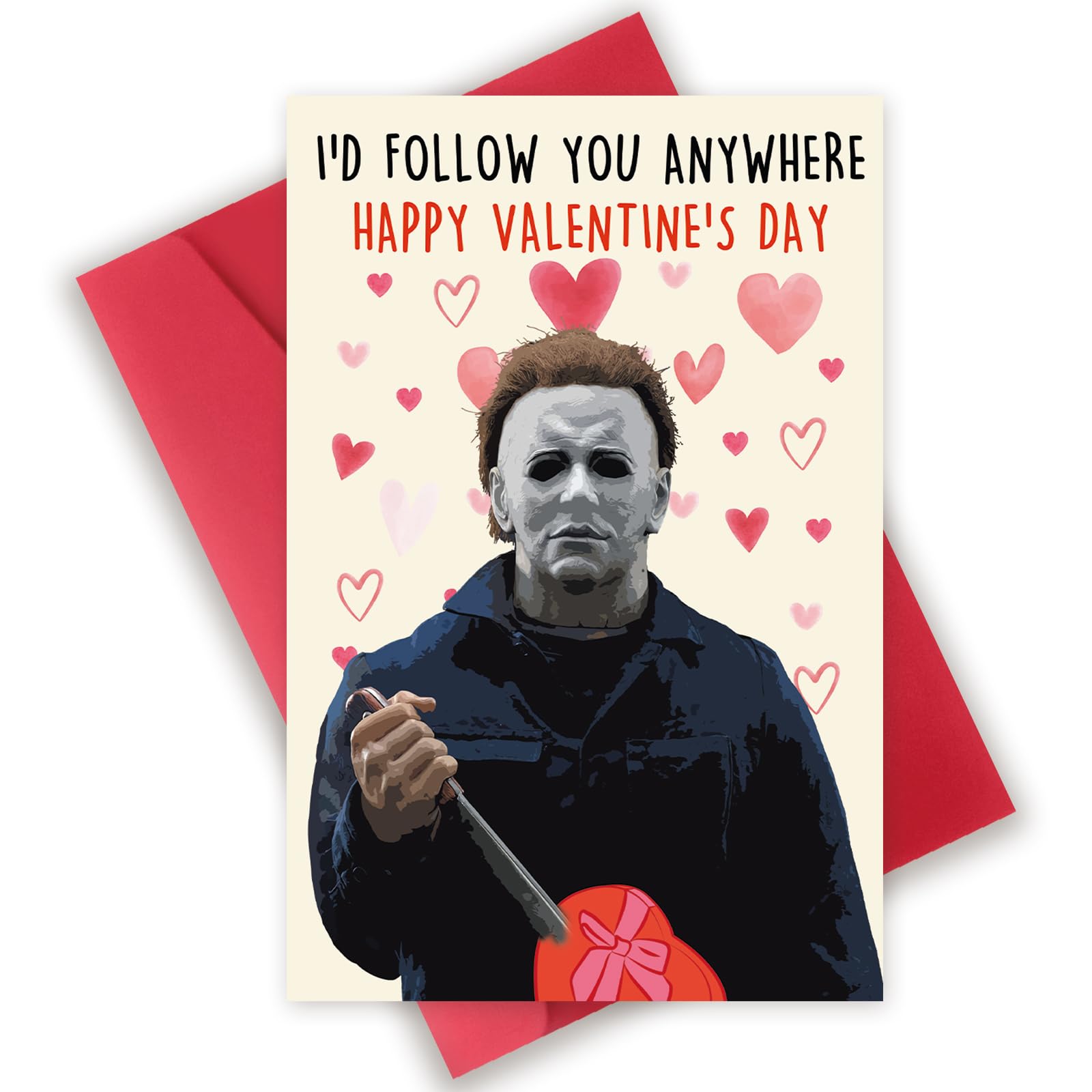 Scary Movie Valentines Day Villain Tines Horror Movie Valentine Card