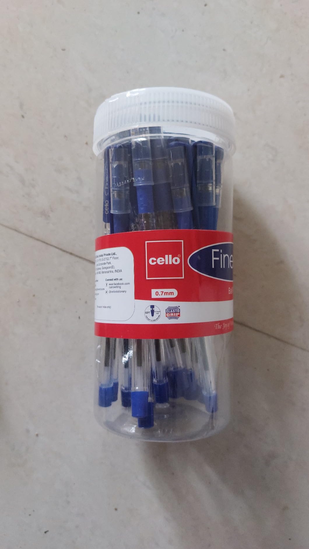 Cello Finegrip Ballpen - Pack of 250 (Black - Pouch Packing) : Amazon ...