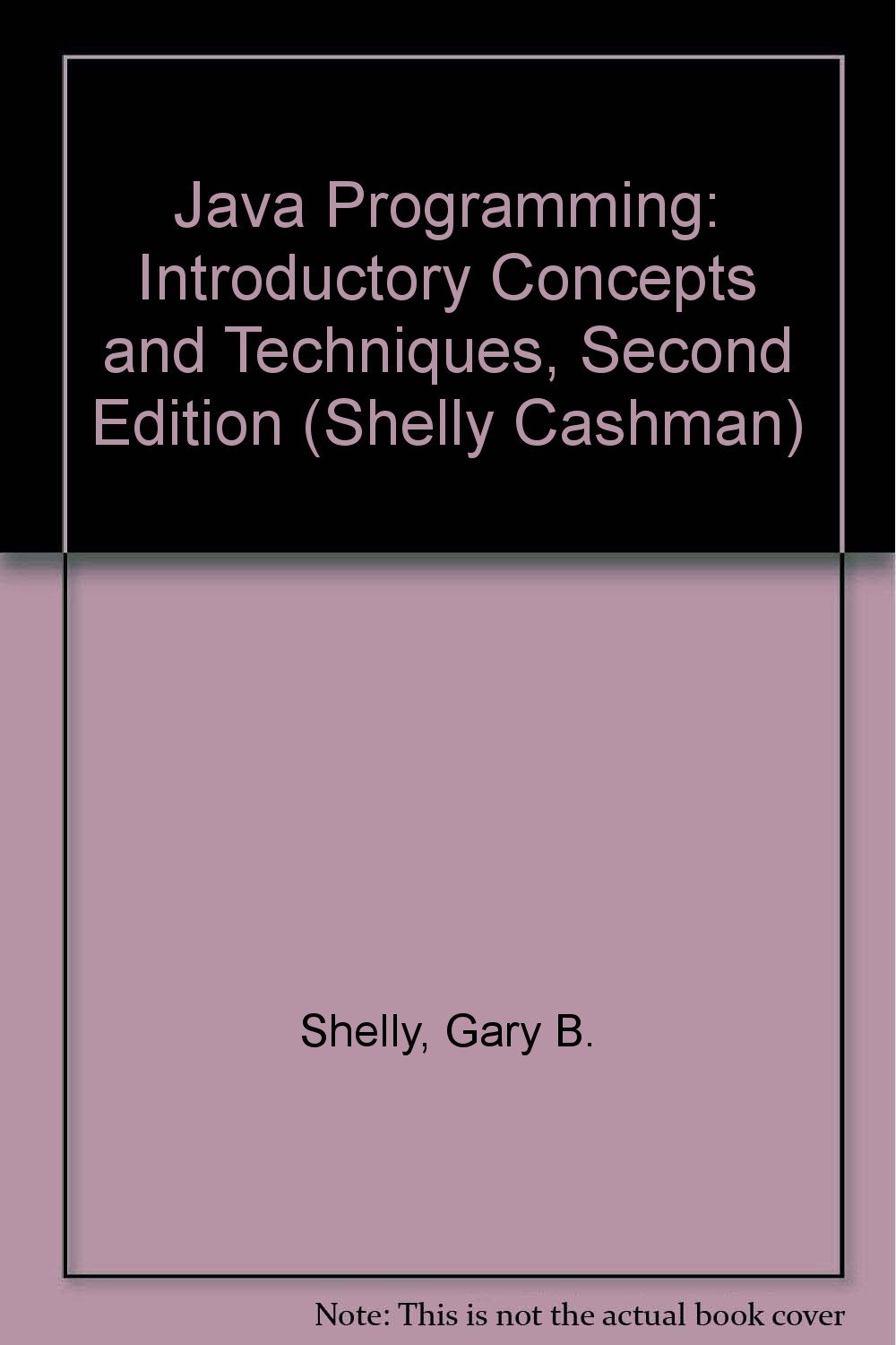 Java Programming Introductory Concepts And Techniques Second Edition