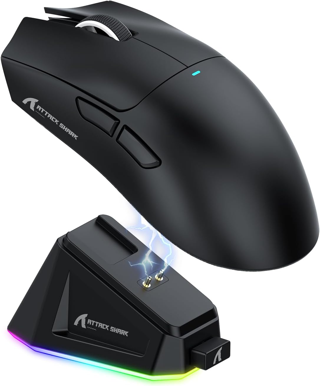 ATTACK SHARK R1 59g Superlight Maus, PixArt PAW3311 Gaming-Sensor, BT/2 ...