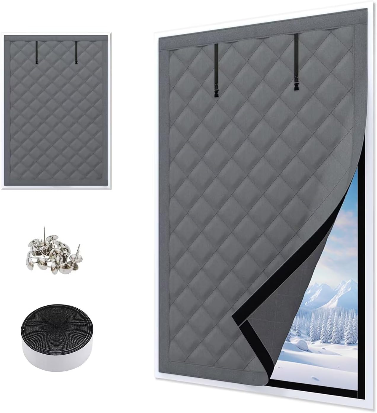 Amazon.com: 3-Layer Winter Oxford Insulation Window Covers - Size 30×32 ...